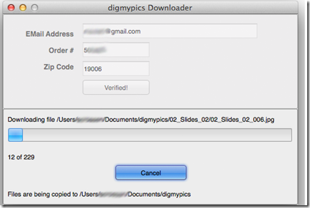 The Dig Picture | Downloading your newly scanned Photos